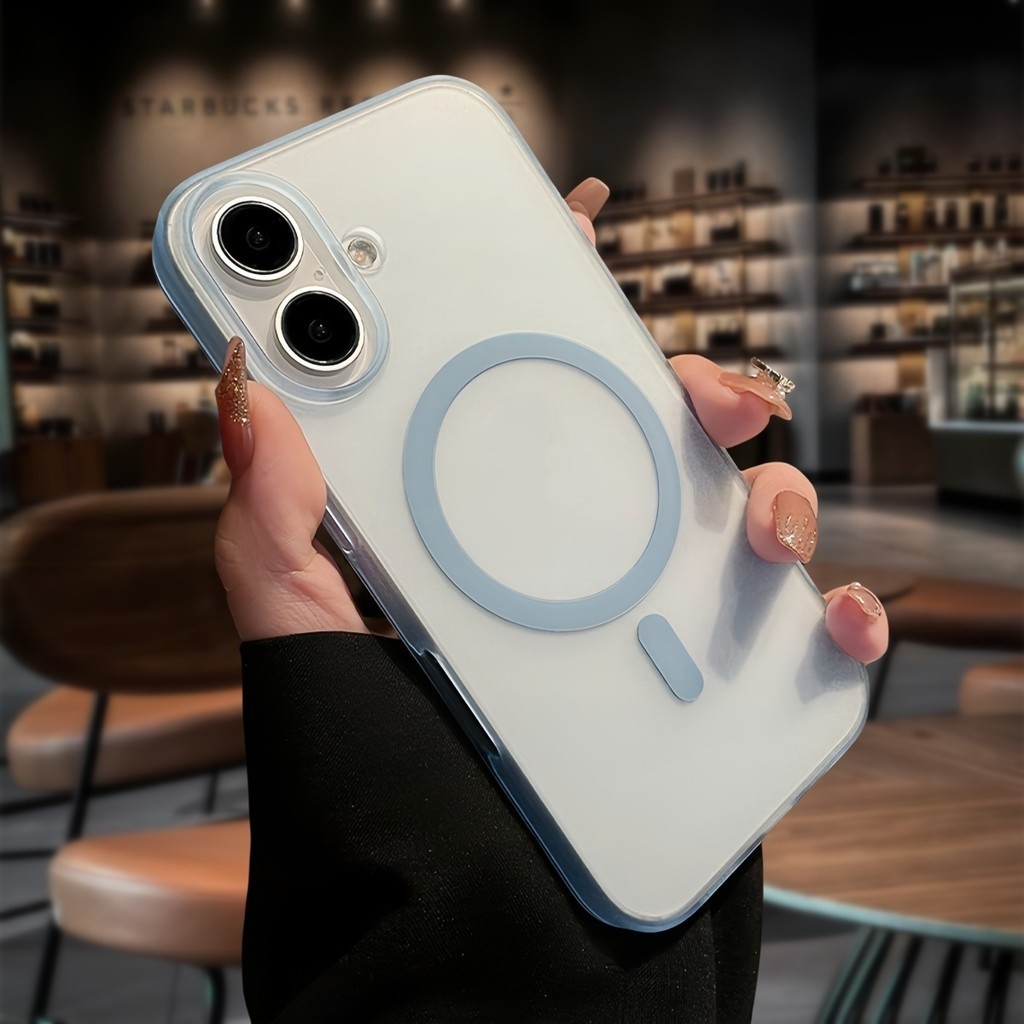 Luxury Peak Blue Frosted Magnetic Shock Absorption Fits iPhone 11 12 13 ...