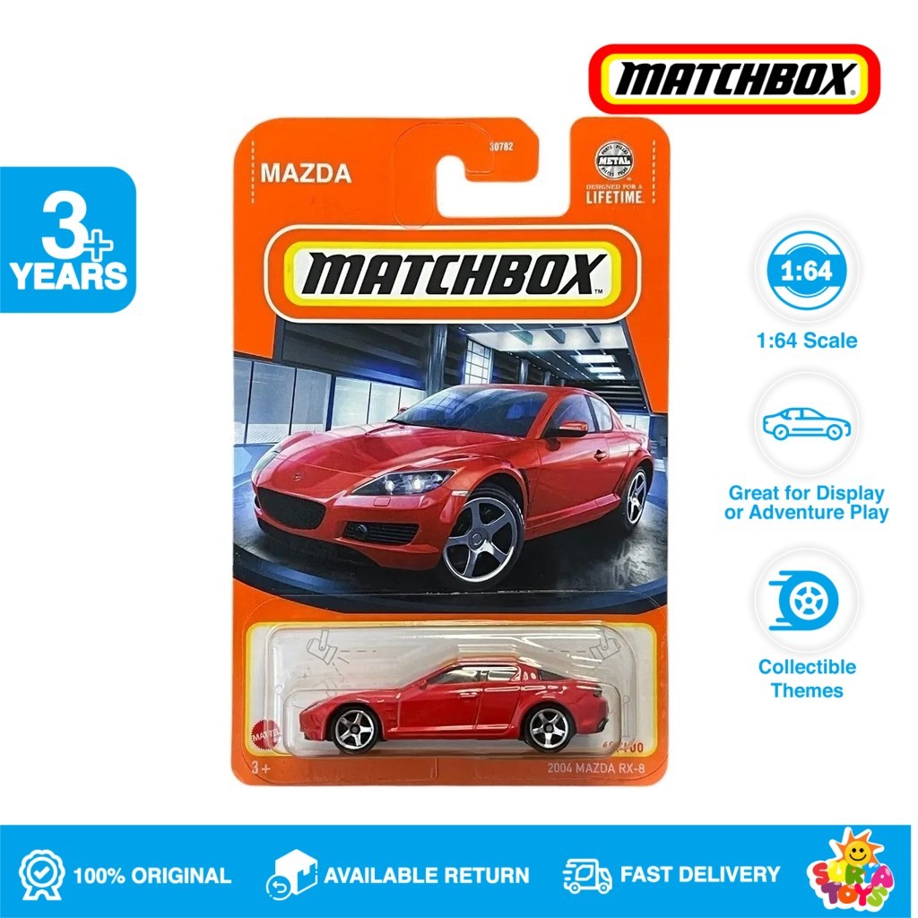 Matchbox 2004 Mazda Rx 8 Red | Shopee Singapore