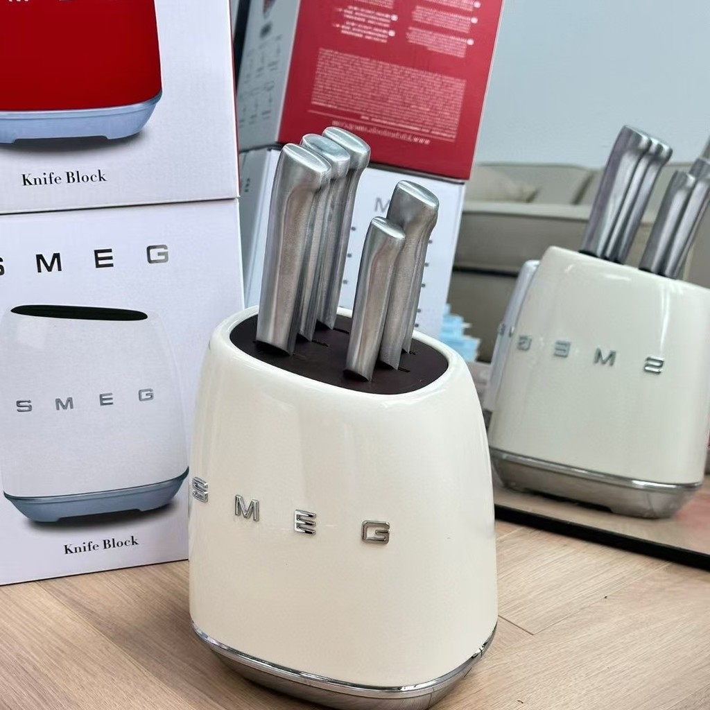 In Stock Italy SMEG Smeg Full Set of Knives Suit Seven-Piece Kitchen ...