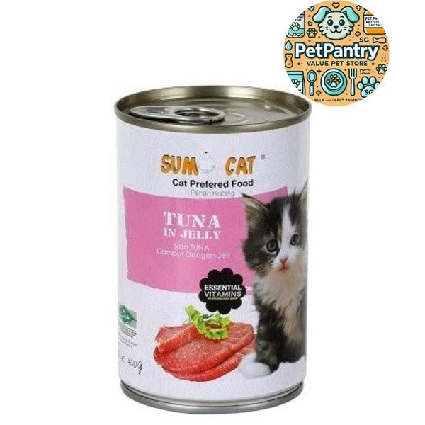 Sumo Cat Canned Food Tuna In Jelly 400g (24 Cans) | Shopee Singapore