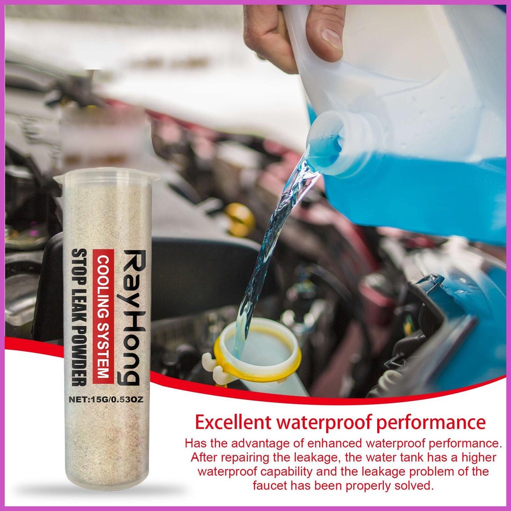 Coolant Stop Leak Powerful Coolant Leak Repair Stop Leak Powder ...