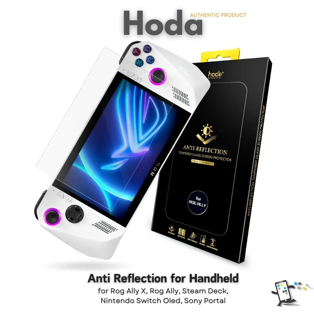 Hoda Anti-Reflection Screen Glass Film Reduce Reflection For Nintendo ...