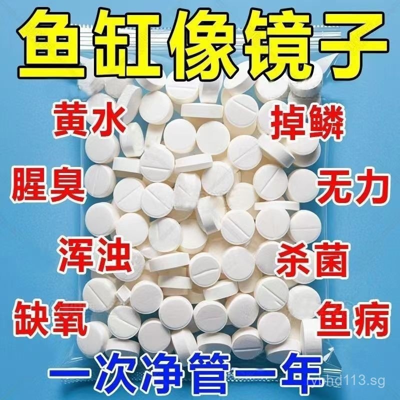 Fish Tank Water Purification Tablets Nitrified Bacteria Remove Fish ...