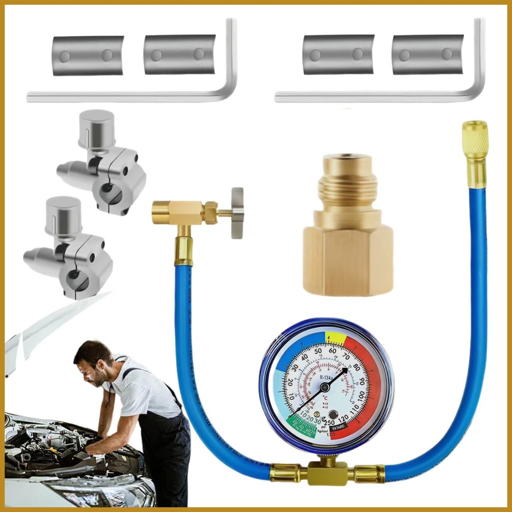 R134A Refrigerant Kit Tools R134AR12 Can Tap Kit for Refrigerant ...