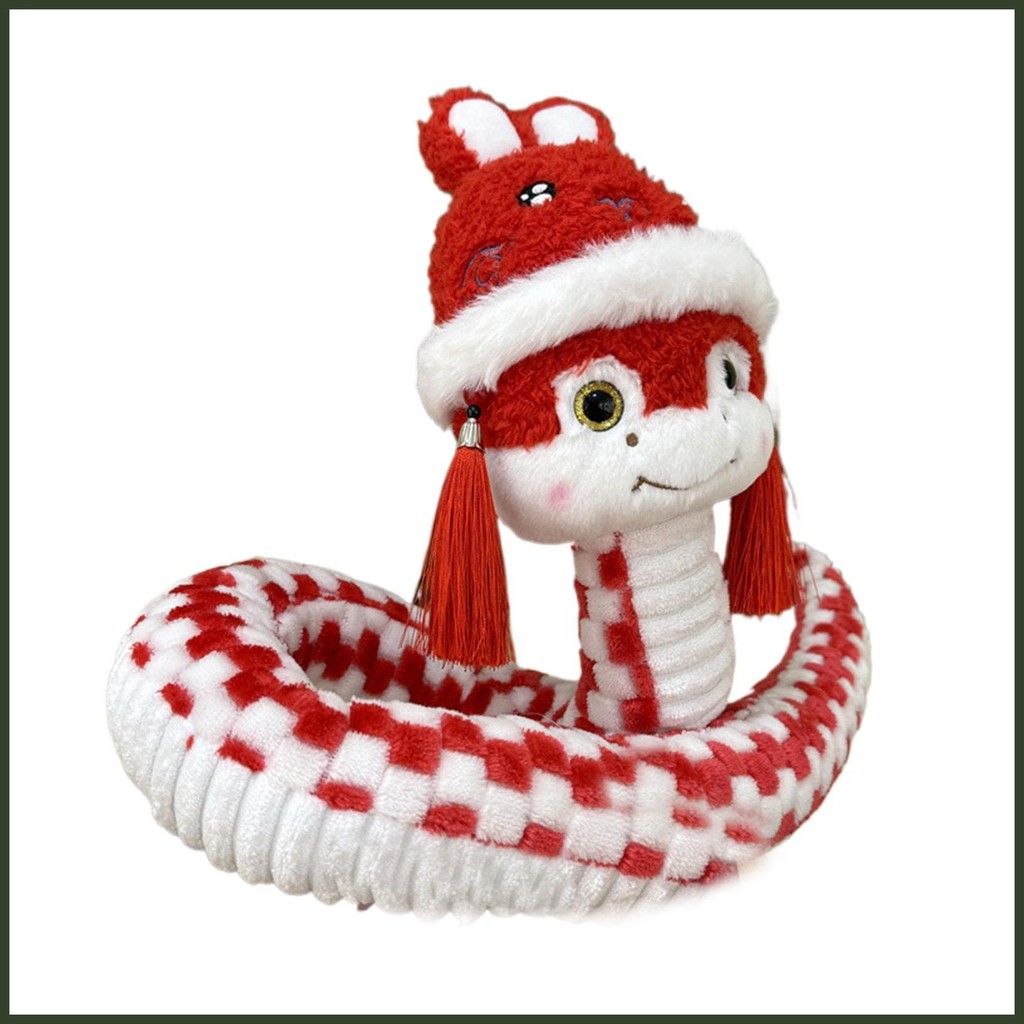Chinese Snake Mascot Plush Snake Lucky Snake Stuffed Animal Year of the ...