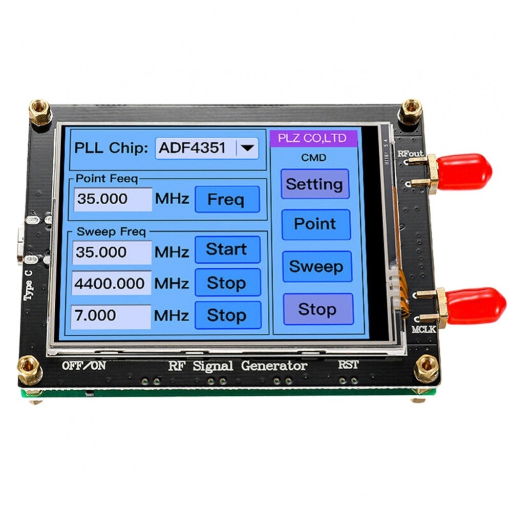 State of the art PLL Sweep Frequency Generator with ADF4351 RF Signal Technology | Shopee Singapore
