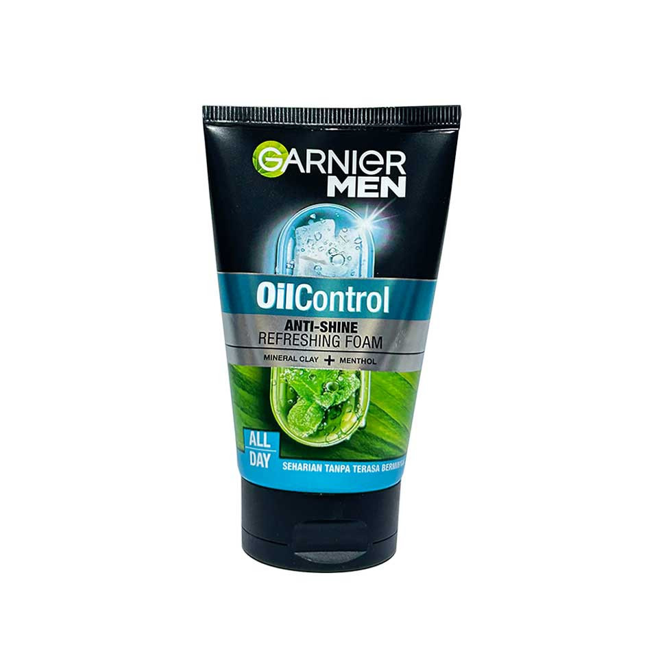 GARNIER MEN Oil Control Refreshing Foam (100ml) | Shopee Singapore