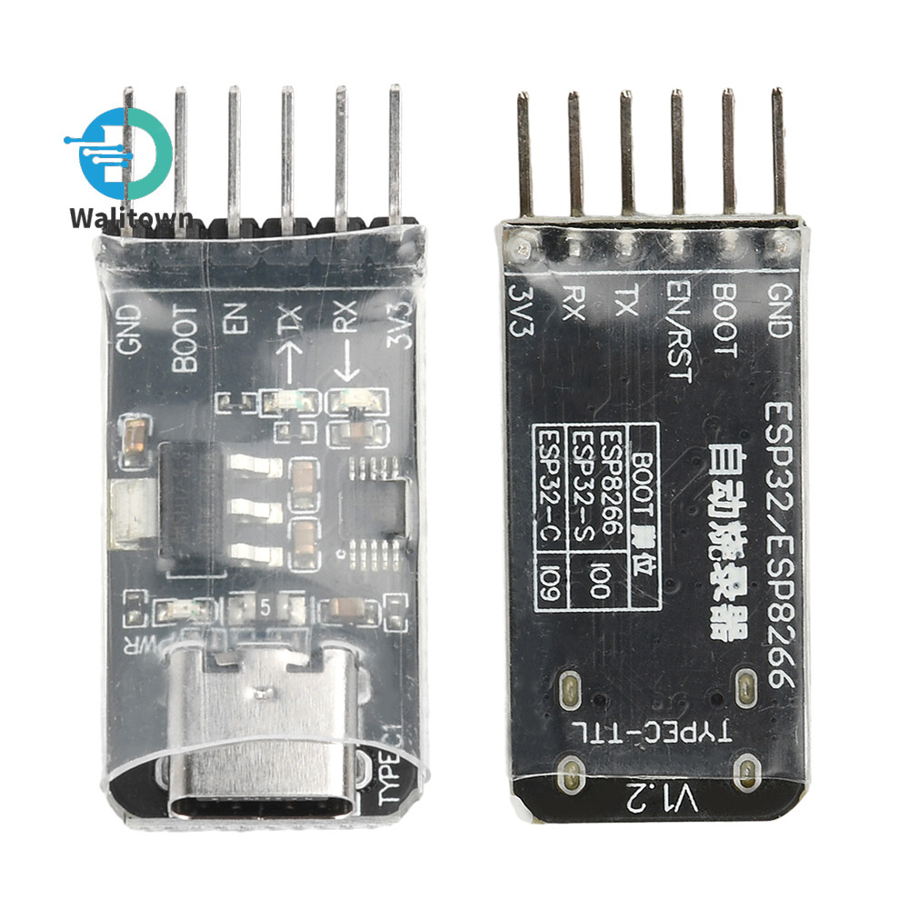 ESP32 Auto Downloader Module Auto Burner ESP8266 Burner USB to Serial/TTL Burner Module Type-C ...