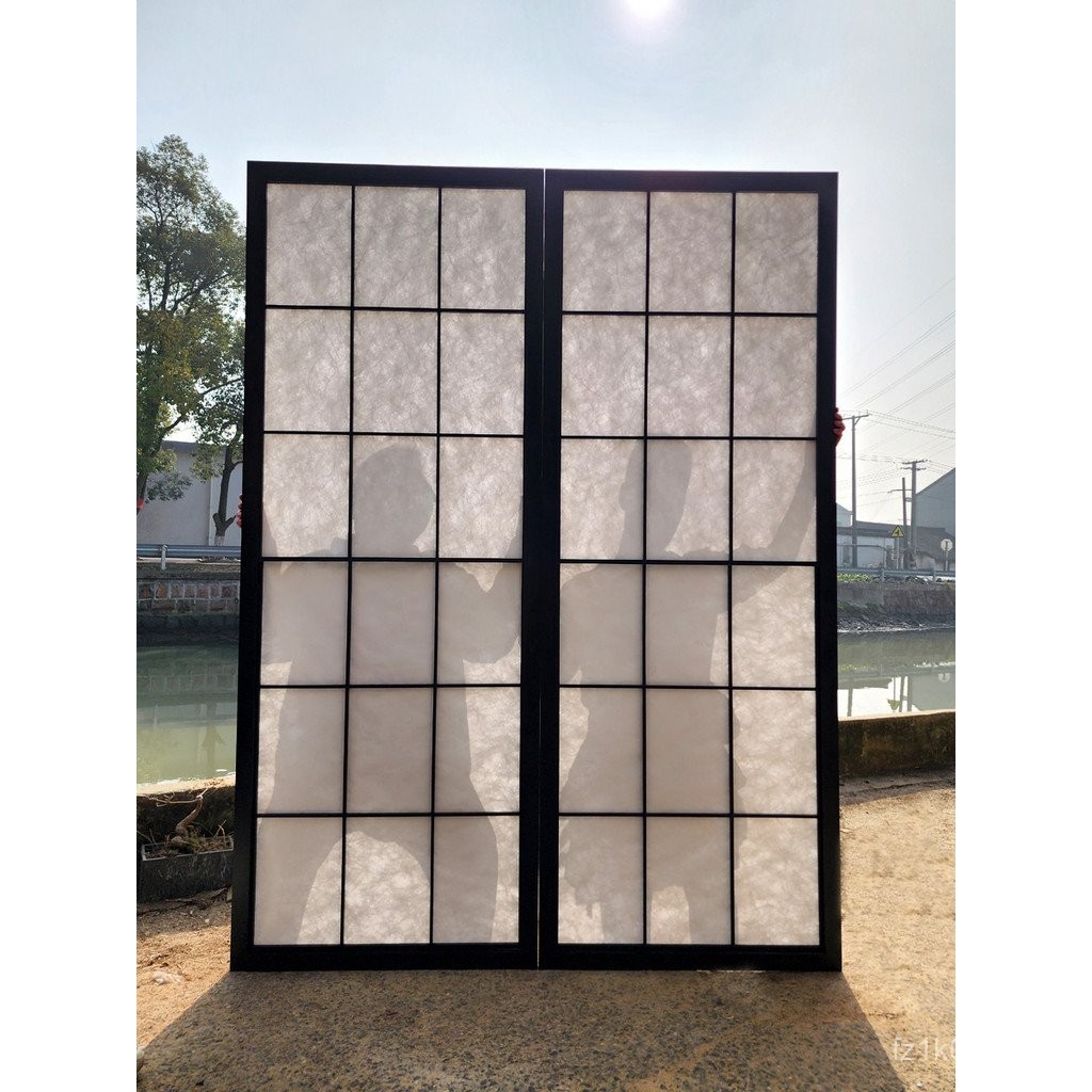 Tea Room Japanese Style Wooden Door Lattice Window Yukimi Custom Flower ...