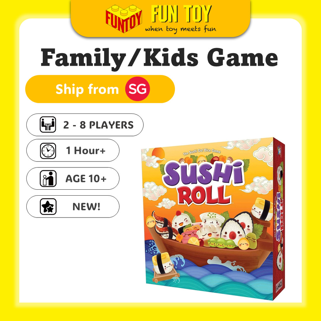 (FunToy SG) Sushi Roll The Sushi Go! Dice Game Party Game Family Game ...