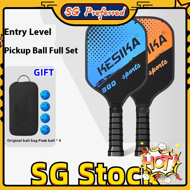 Pickleball Rackets Set Pickleball Paddle Set of 2 Rackets and 4 ...