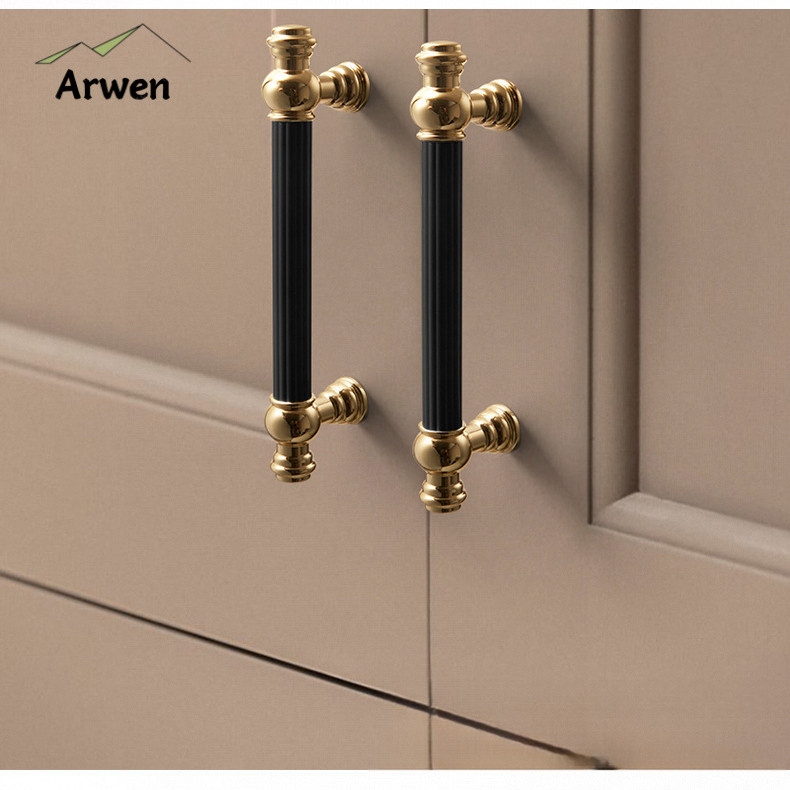 French Light Luxury Wardrobe Door Handles Modern Fashion Closet Door ...
