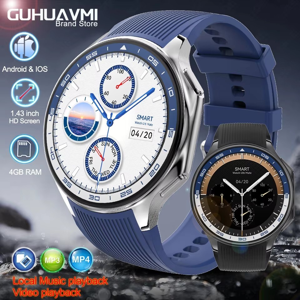 2025 Smart Watch Bluetooth Call Sports Watch Smart 4GB Memory Local ...