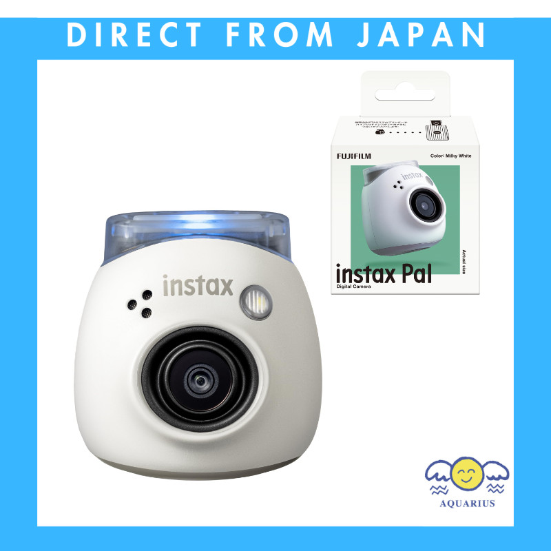 Fujifilm Handheld Size Camera Cheki INSTAX Pal Milky White Wide Angle ...