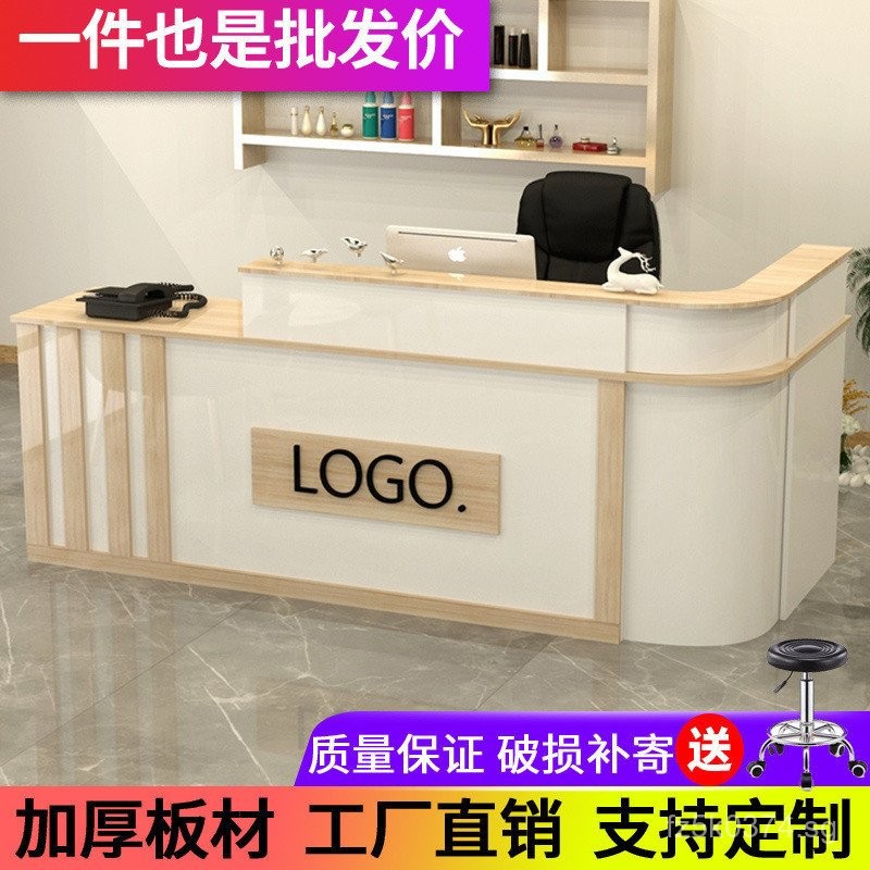 Front Desk Painted Modern Reception Desk DI4A Minimalist Corner ...