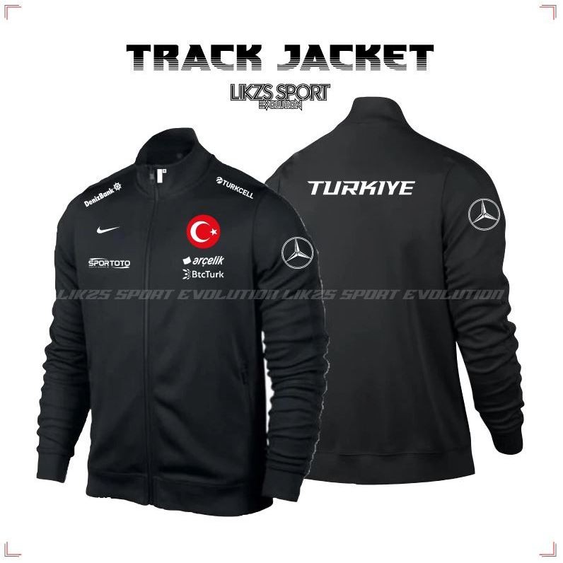 Turkiye FA Track Top Jacket DX6 Training Sweater Football Futsall ...
