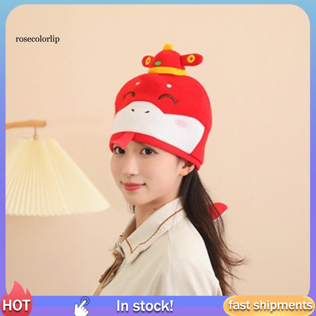 RR Winter Snake Hat Chinese New Year Snake Hat Costume for Good Luck ...
