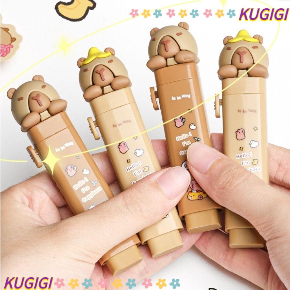 KUGIGI Silicone Eraser, Replaceable Core Cartoon Rubber Eraser, Cute ...