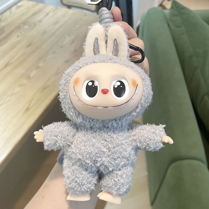 Labubu Labubu Labubu Doll Key Chain Plush Toy Trendy Play | Shopee ...