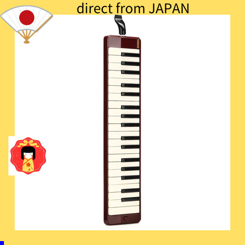 Yamaha YAMAHA Pianica Keyboard Harmonica Maroon P-37D Full 3-octave ...