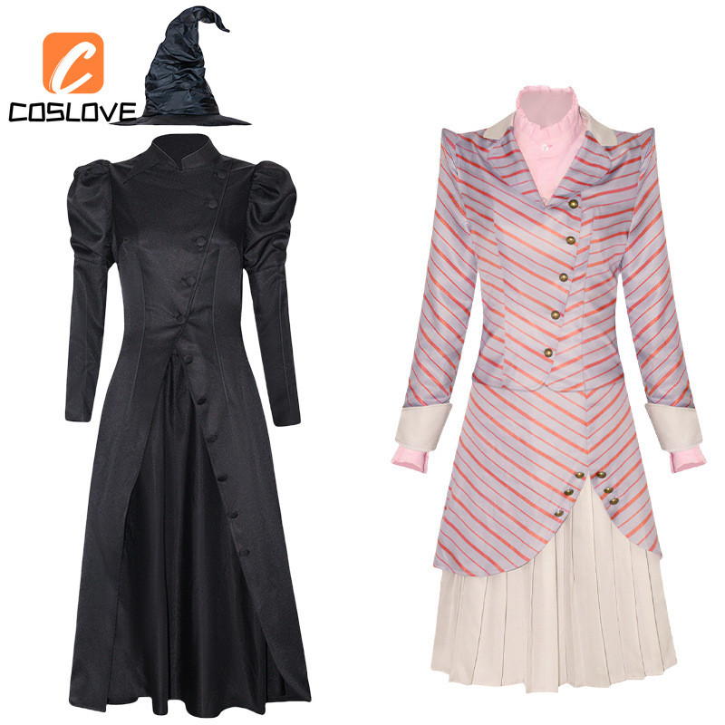 The Wicked Elphaba&Glinda Cosplay Clothing Full Set Costume Suit For ...