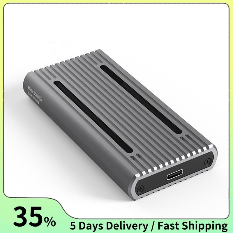 RGB Dual Protocol M.2 Hard Drive Enclosure Nvme/Ngff Universal Gen2 ...