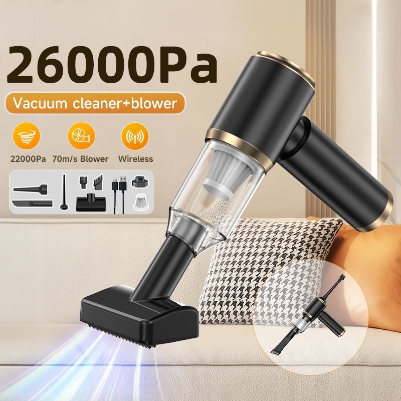 7 in 1 Cordless Car Vacuum Cleaner 26000Pa Blower vacuum cleaner ...