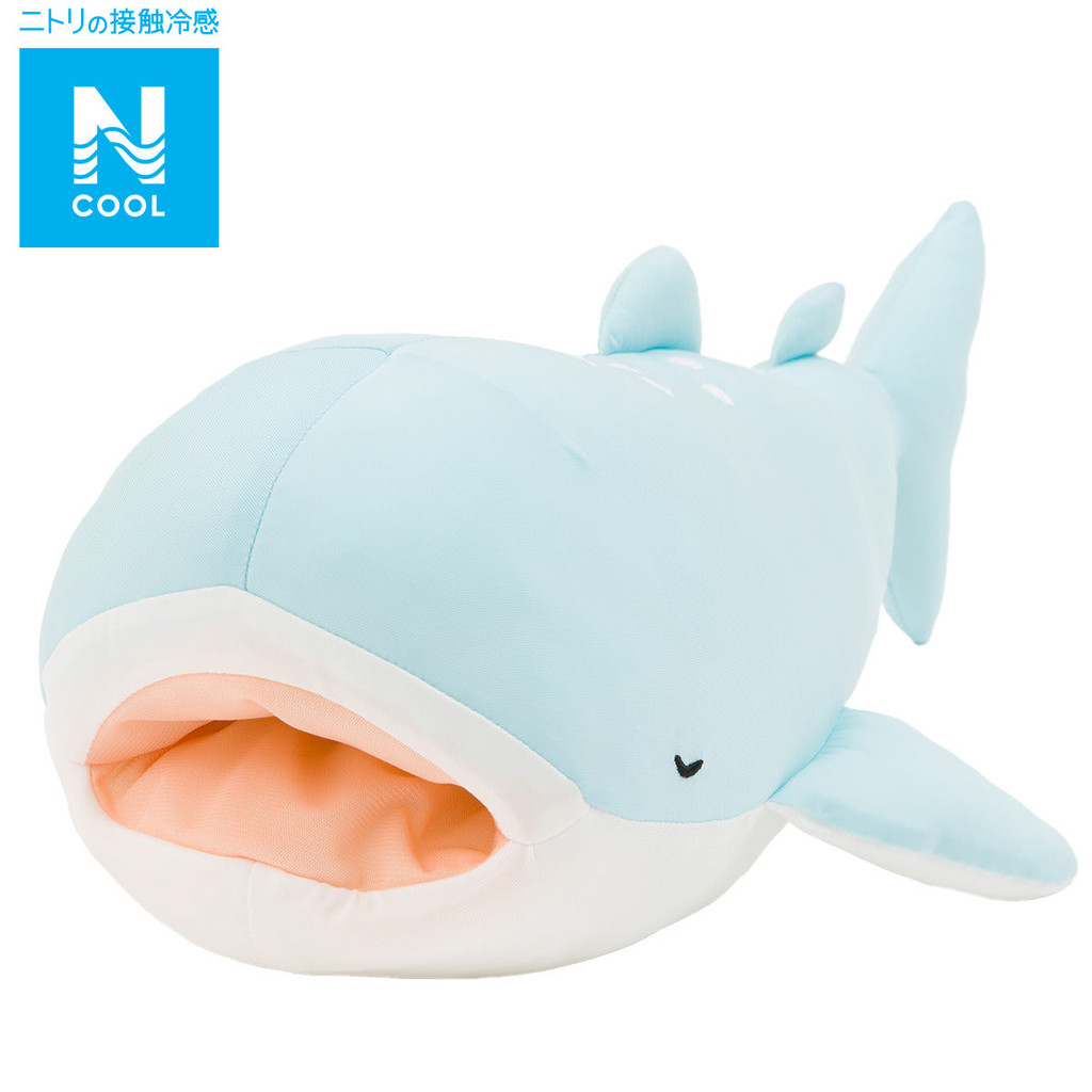 NITORI N Cool Soft Toy Whale Shark S FA01 C-G | Shopee Singapore