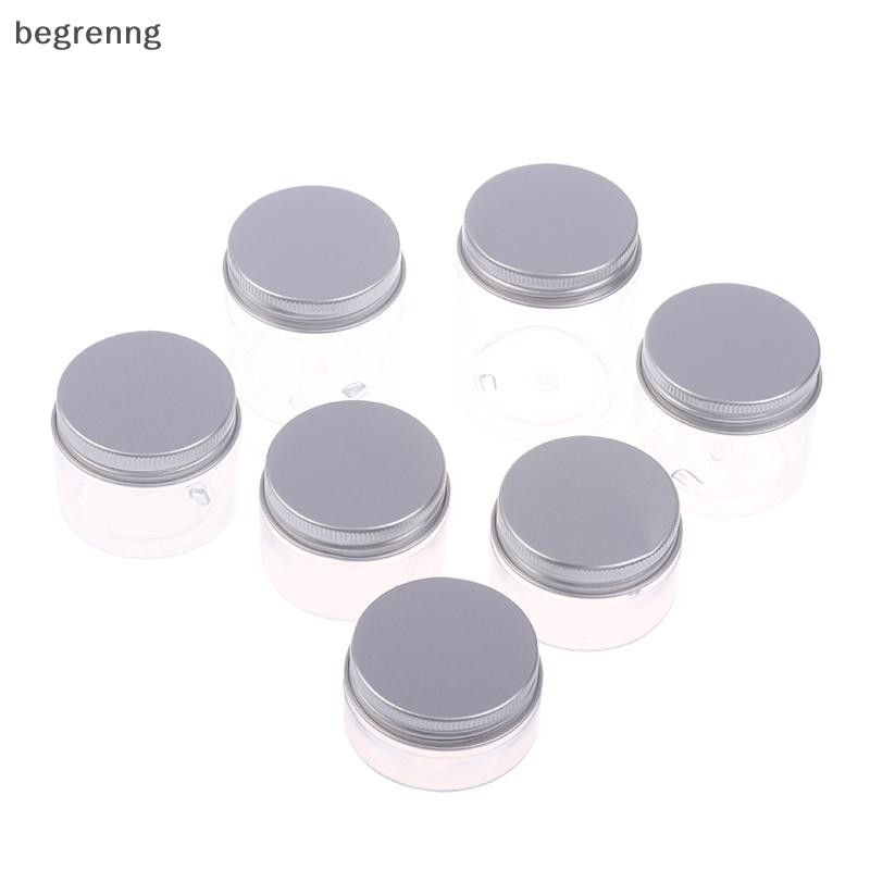 beg Empty Plastic Cosmetic Makeup Jar Pots Transparent Sample Bottles ...