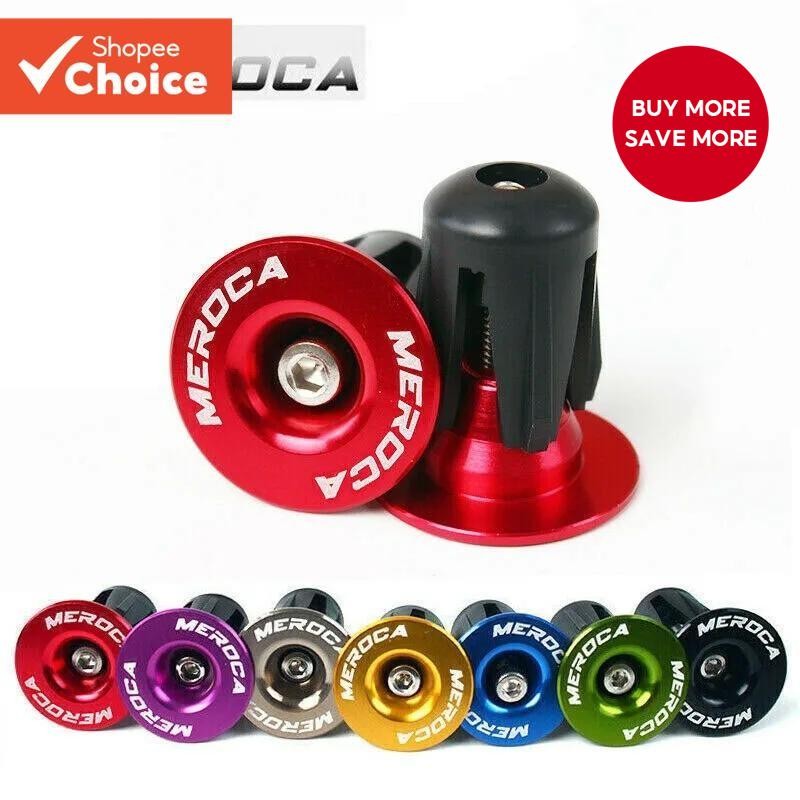 MEROCA 1pair Bike End Plugs MTB Bike Handle Bar Plug End Cap Bicycle ...