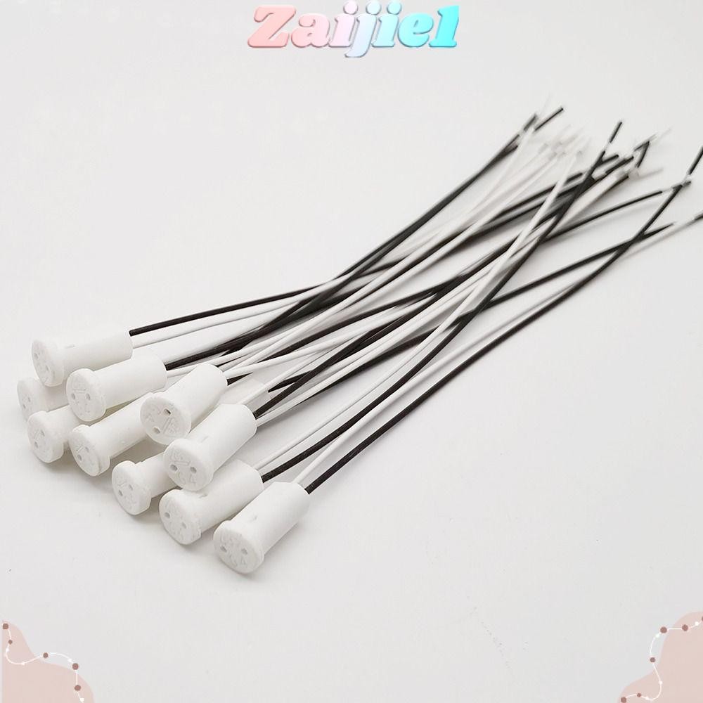ZAIJIE1 Lamp Holder, Ceramic Head 10cm Bulb Base, For LED Halogen Light ...
