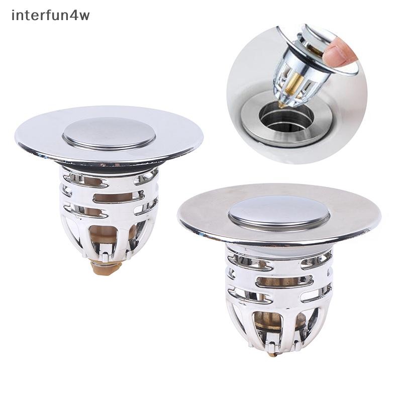 interfun4w Innovative Shower Sink Plug Flip Cover Wash Basin Core ...