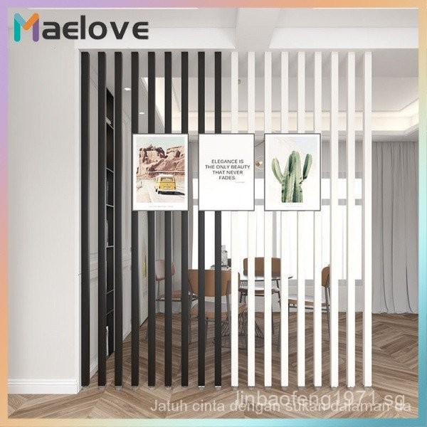 Nordic Room Divider Minimalist Iron Screen Partition Living Room Dining ...