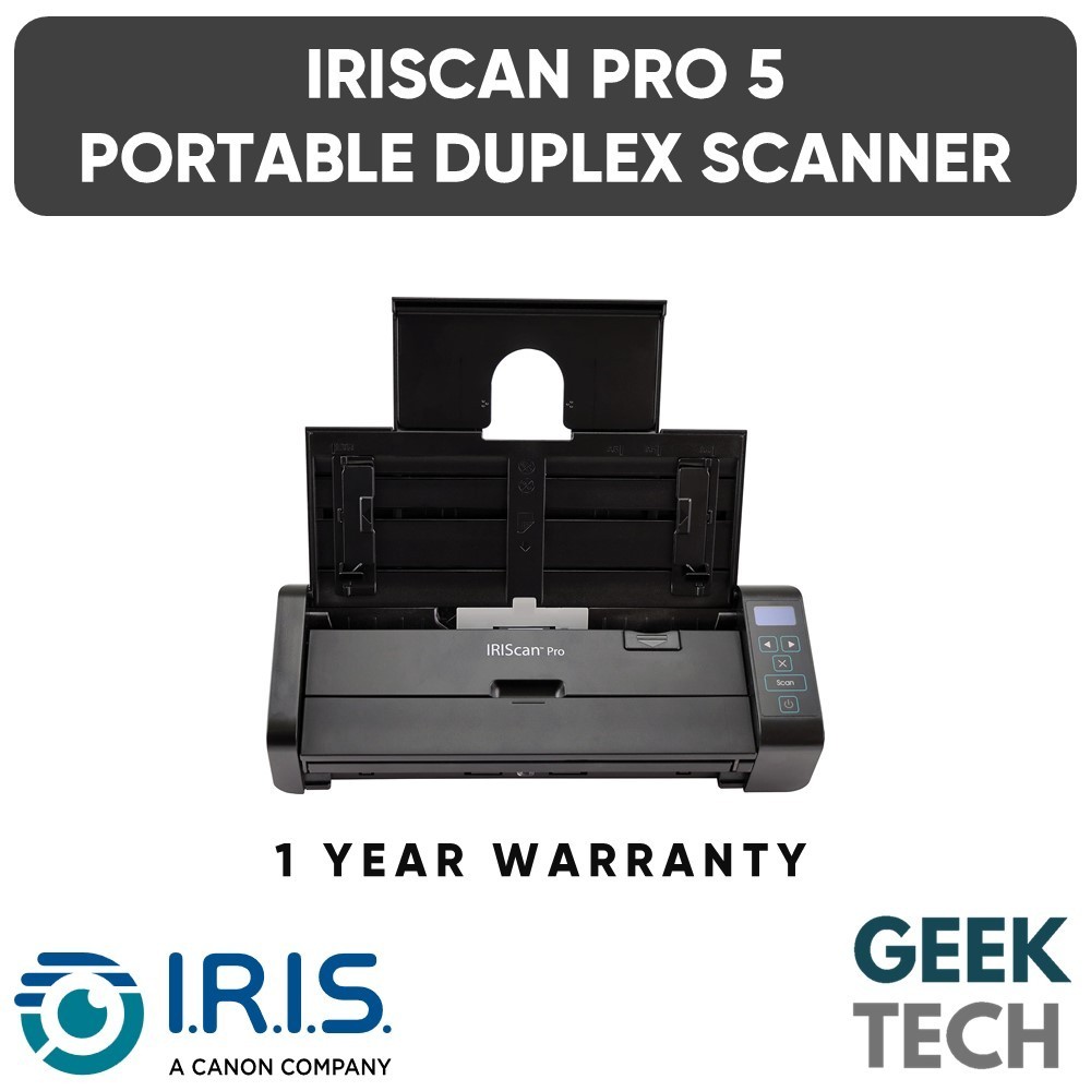 IRIScan Pro 5 High Performance Duplex Document Scanner - Auto Document ...