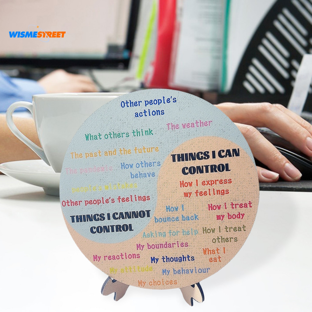 Wismestreet Feeling Wheel Chart Emotion Regulation Tool Wood Emotion ...