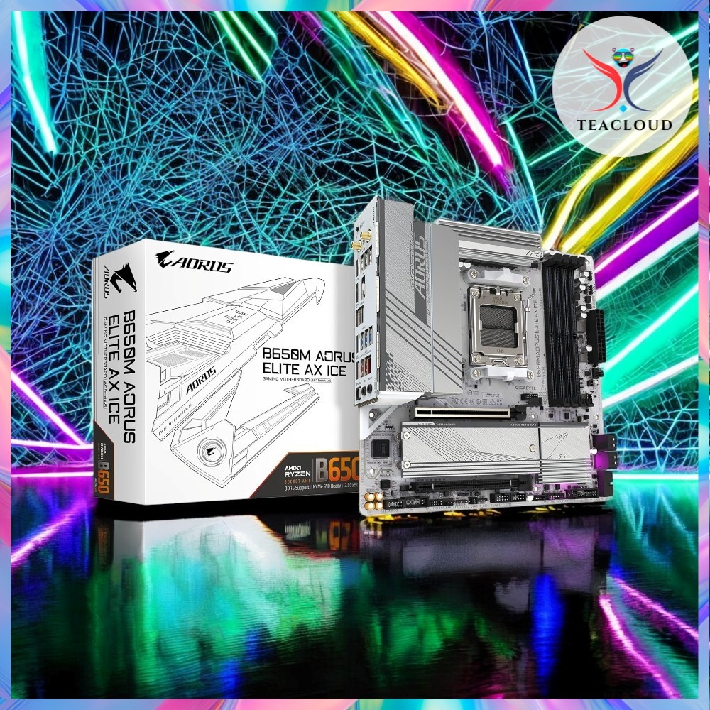 GIGABYTE B650M AORUS ELITE AX ICE AM5 DDR5 Micro-ATX Motherboard MB6462 | Shopee Singapore