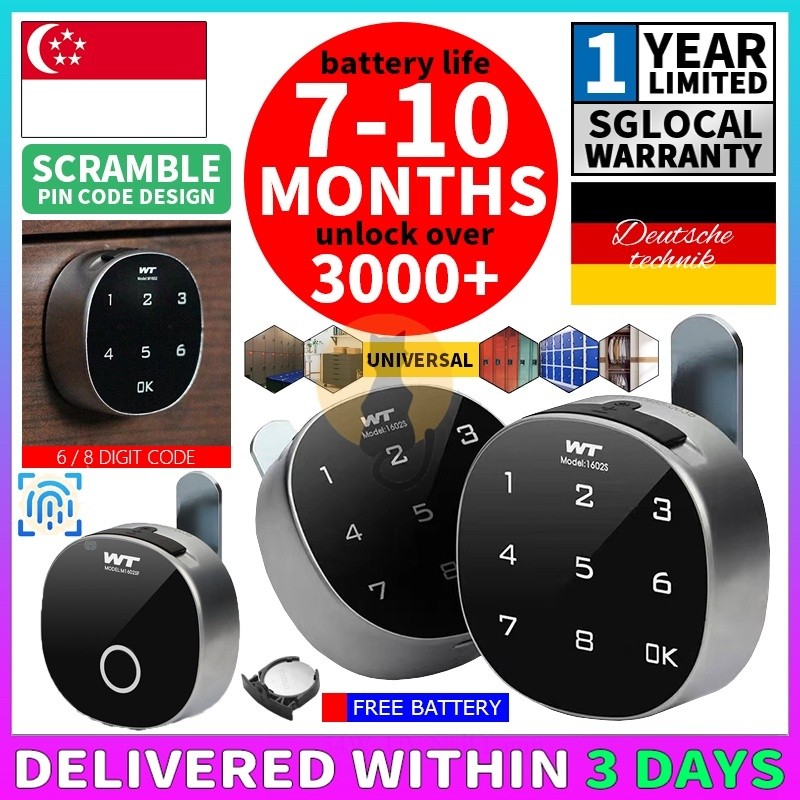 [SG Ready Stock] Mailbox Letter Box WT Digital Lock Smart Digit Keyless ...