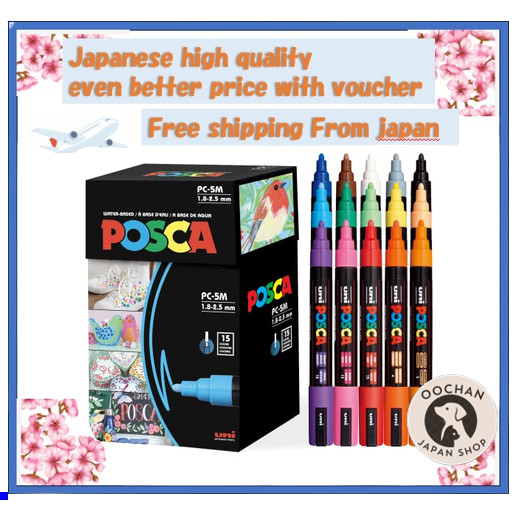 POSCA Mitsubishi Pencil Water-based Pen POSCA Medium Character Round ...