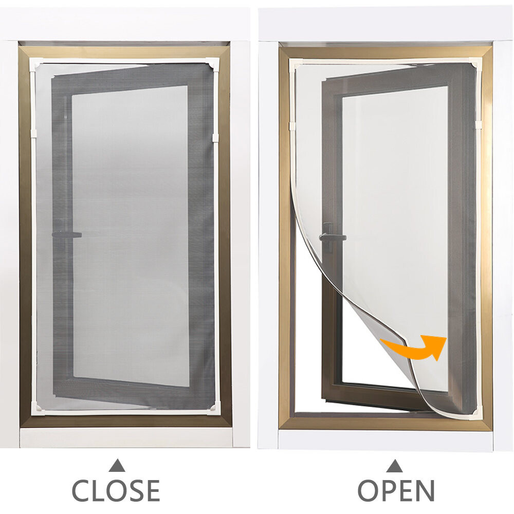 (NEW DESIGN) DIY Magnetic Window Screen With Small Opening Window ...