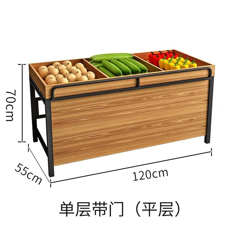 Fresh Produce Supermarket Fruit Shelf Display Rack Vegetable Shelf ...