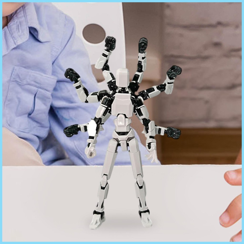 Motion Figure with Joints Eight Arms Motion Figure with Multiple Joints ...