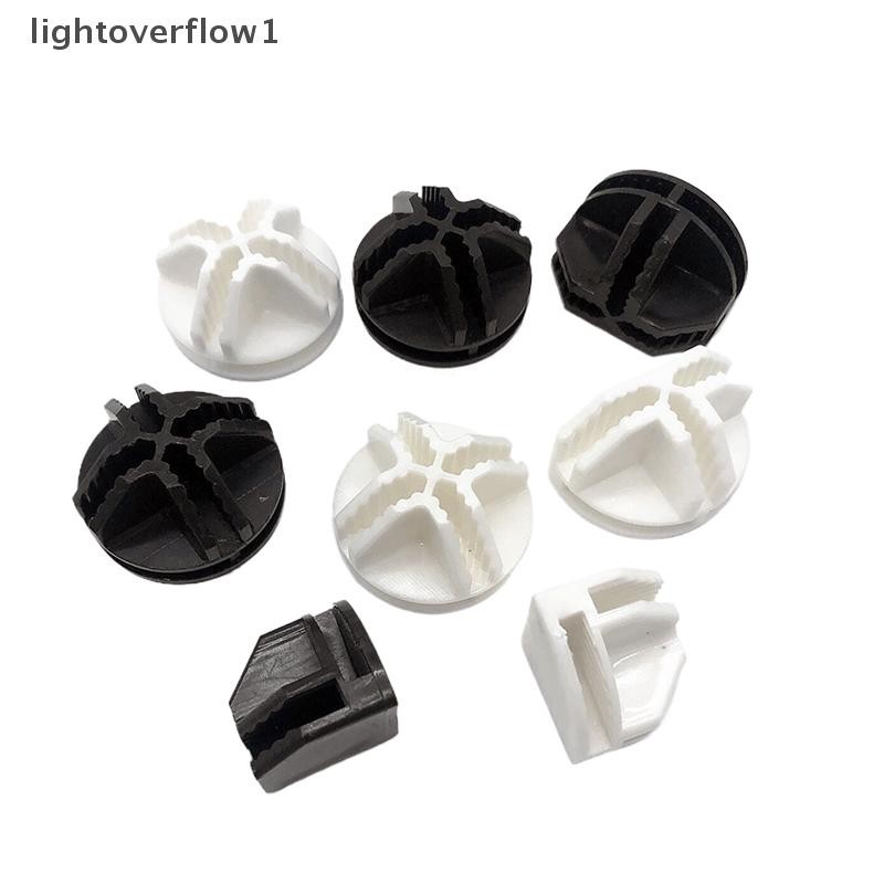 [Lightoverflow] 10pcs Wire Cube Plastic Connectors Wardrobe Snap ...
