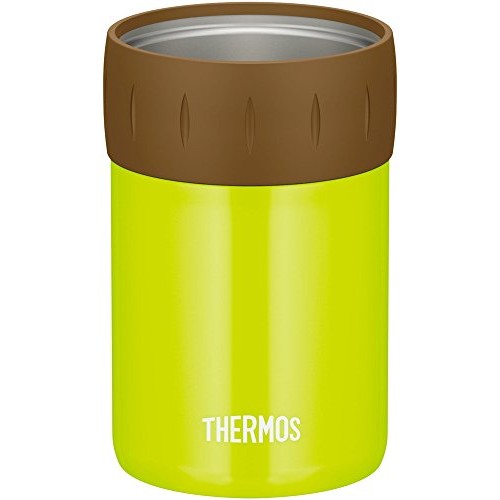 Thermos Cold Can Holder Stainless Steel for 350ml Cans Lime Green JCB ...