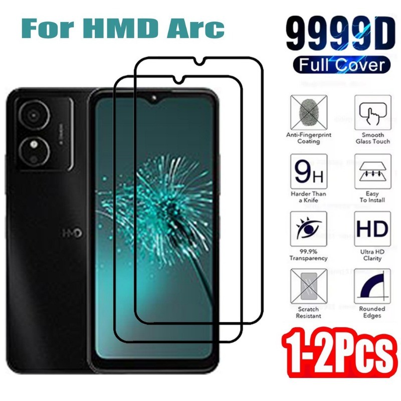 1-2 Pcs HMD Arc Full Cover Tempered Glass Screen Protector For HMD ...