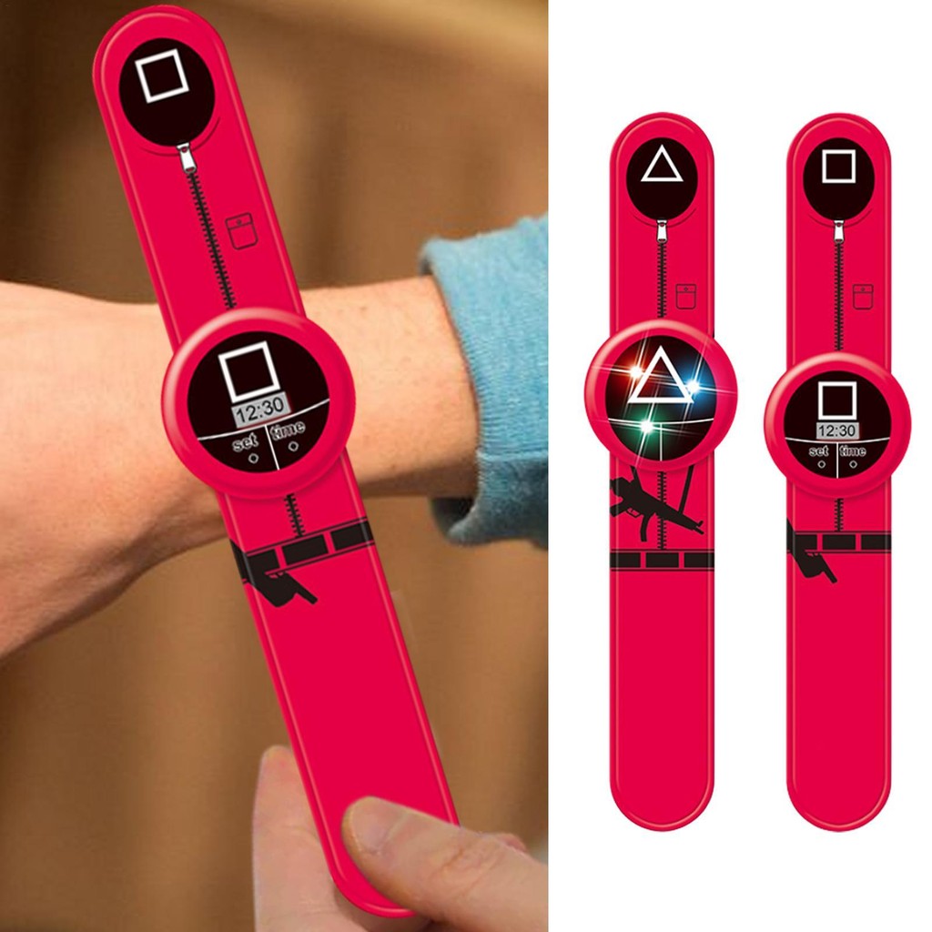 Squid game watch clapping watch flashing clapping ring electronic watch ...