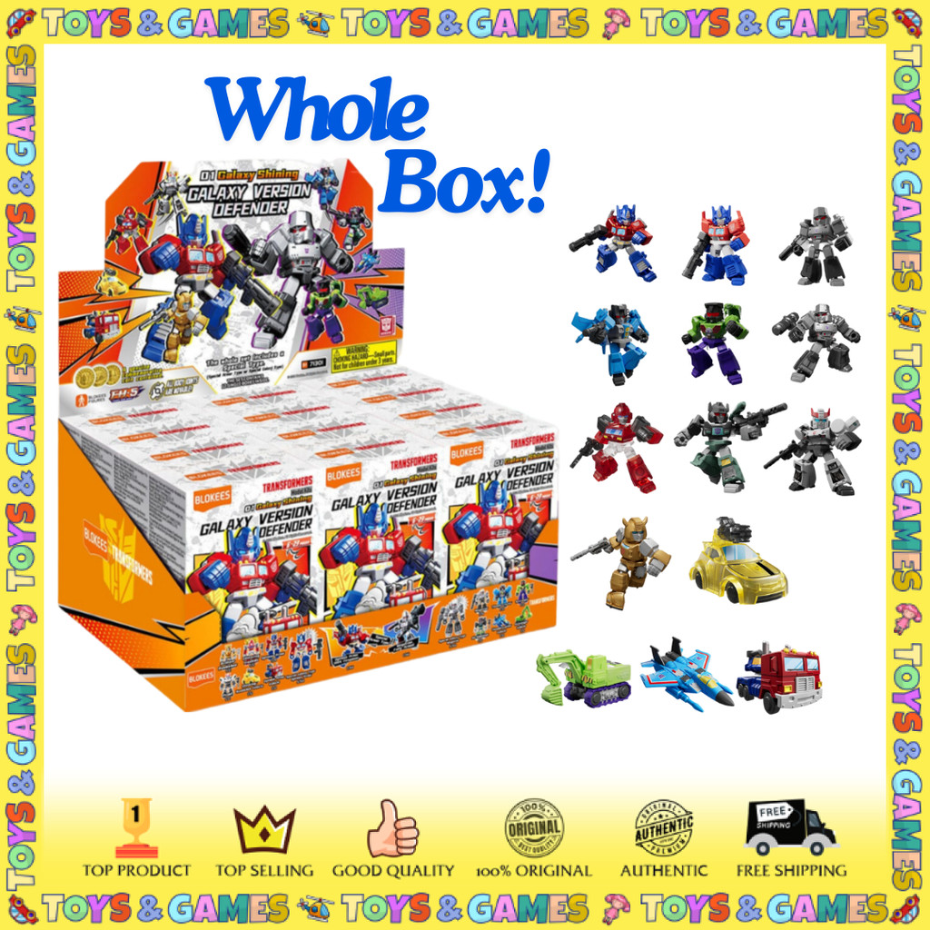 Blokees Transformers Galaxy Shining Version 01 Blind Box 1 Set Build ...