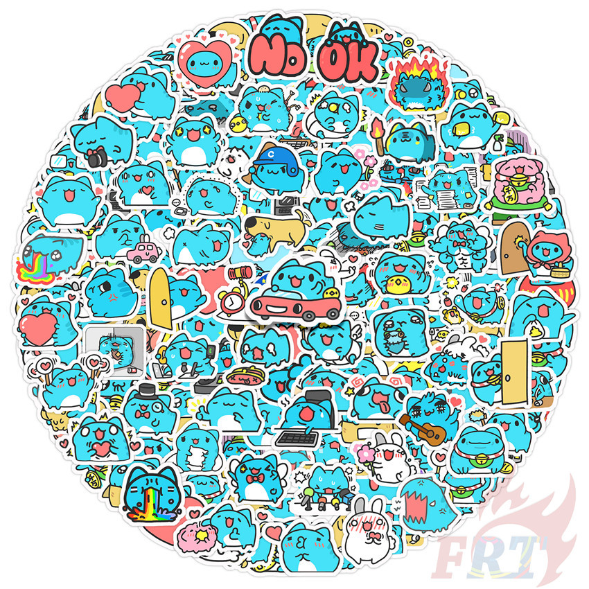 110Pcs/Set Bugcat Capoo Q-2 Mini Diary Manual Stickers DIY Fashion ...