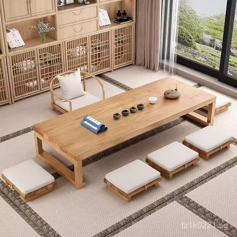 Bay Window Table Combination Kang Table Tea Table Chair Simple Tea ...