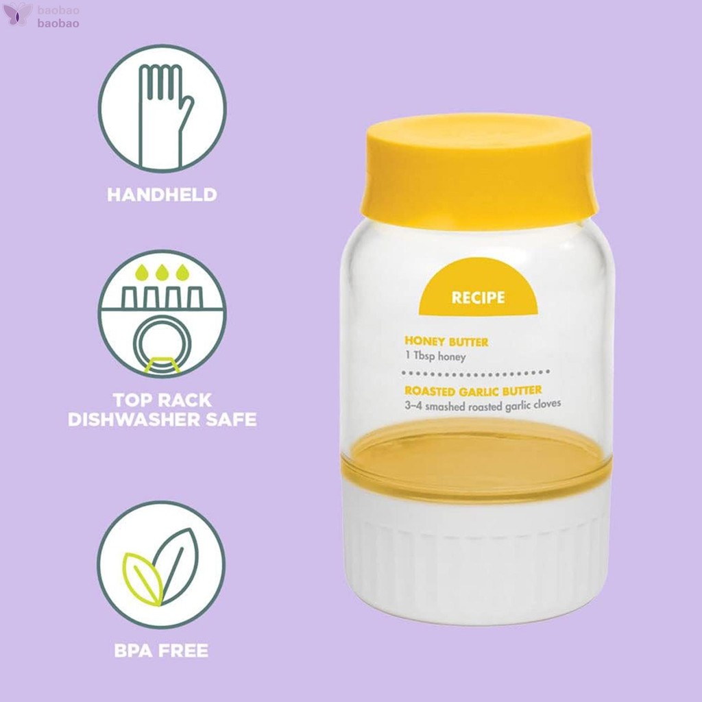 Homemade Mini Butter Maker Quickly Make Your Own Butter Container ...