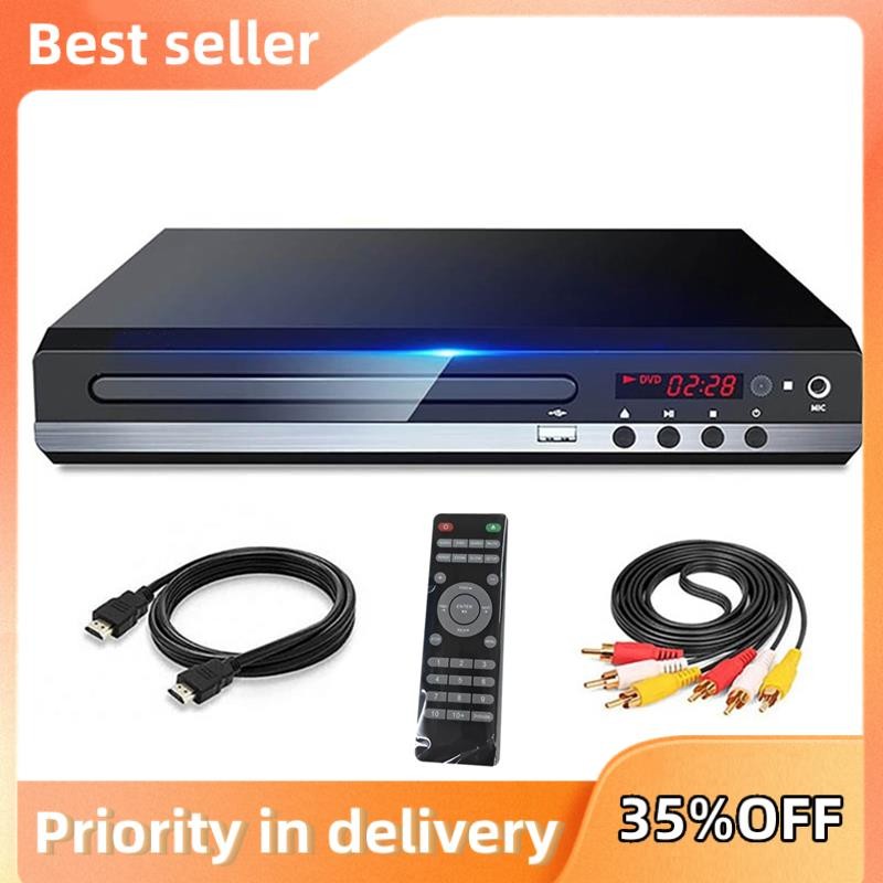 DVD Player 1080P HD Home DVD Player Box for TV All Region Free DVD CD ...
